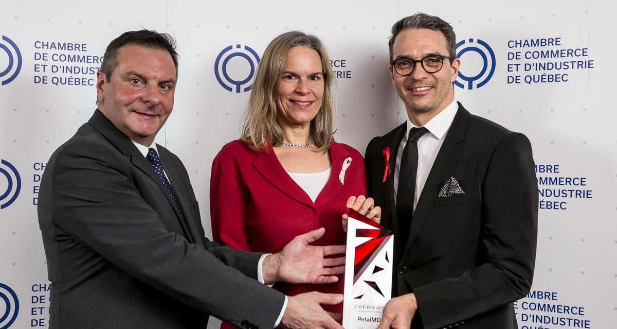PetalMD Wins the Award for Achievement Outside of Quebec at the 2019 ...